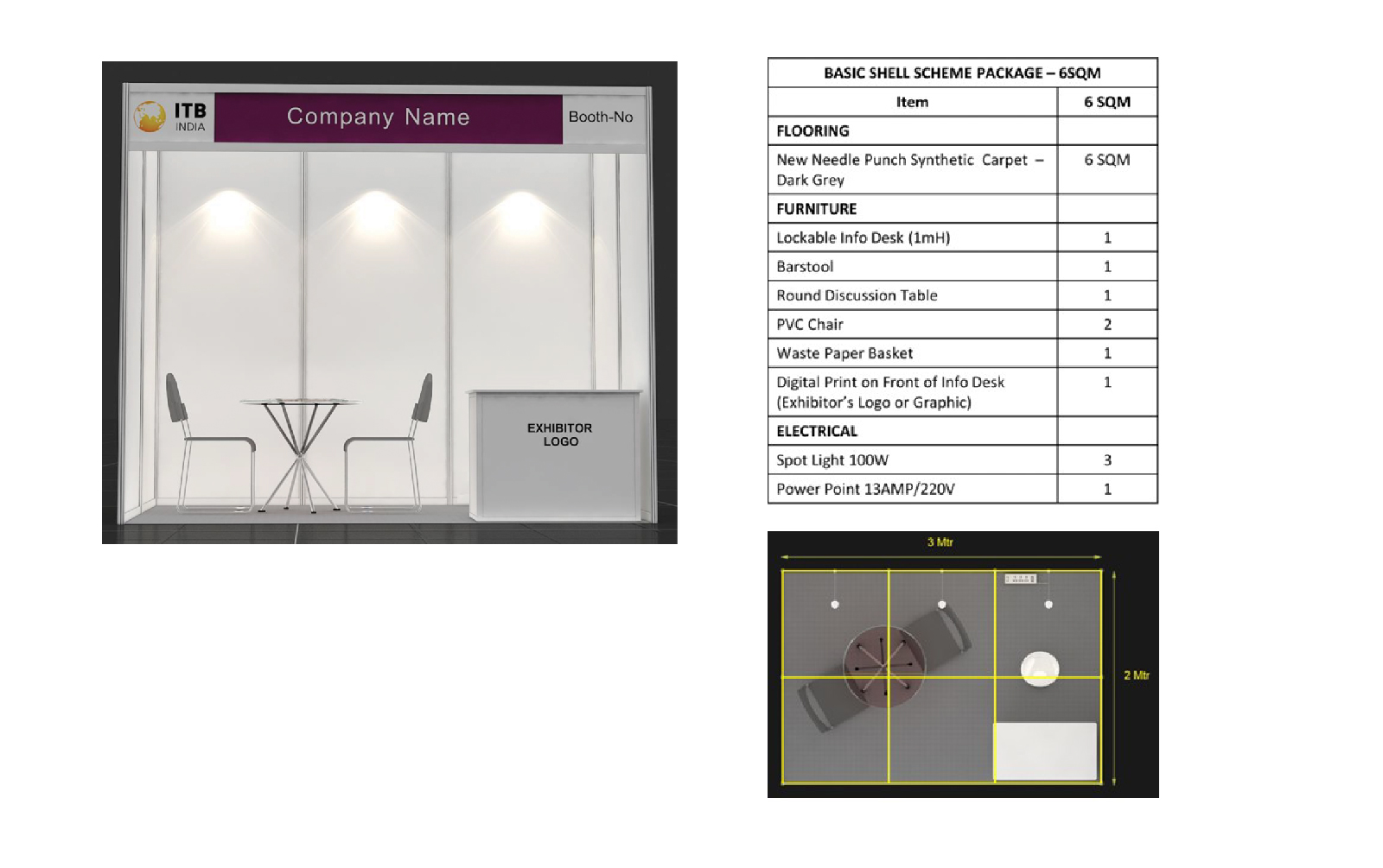 Exhibition Packages and Prices